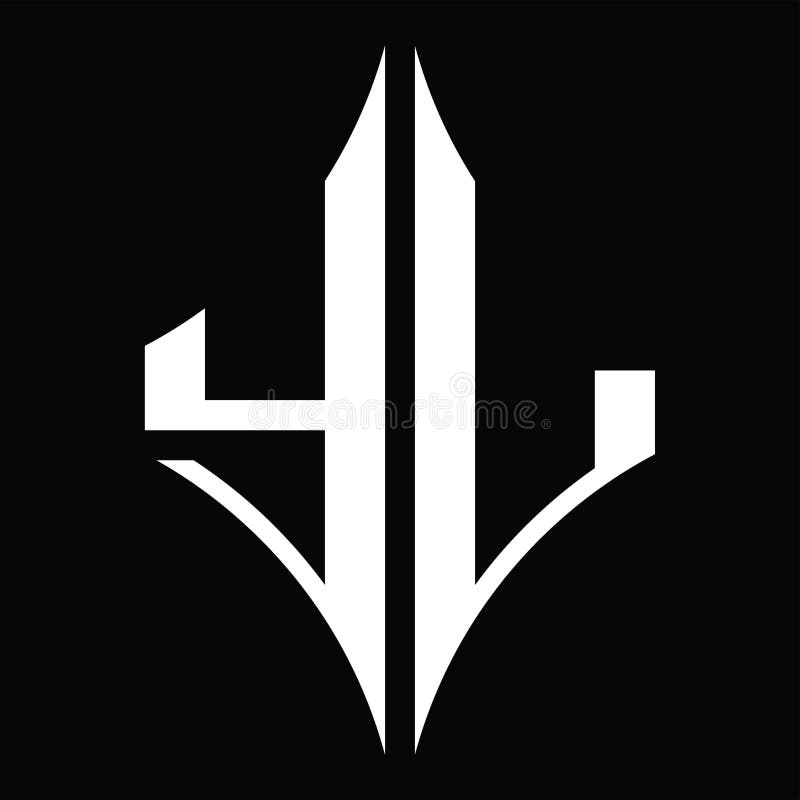 YL Logo Monogram with Diamond Shape Design Template Stock Vector ...