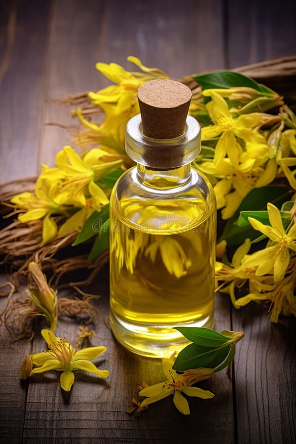 Ylang Ylang Essential Oil in a Bottle. Generative AI, Stock ... Ylang Ylang Essential Oil in a Bottle. Generative AI, Stock ...