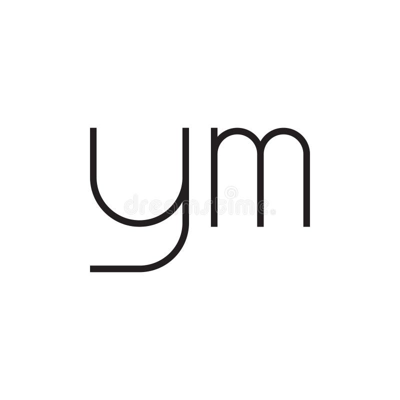 Ym Initial Letter Vector Logo Icon Stock Vector - Illustration of ...