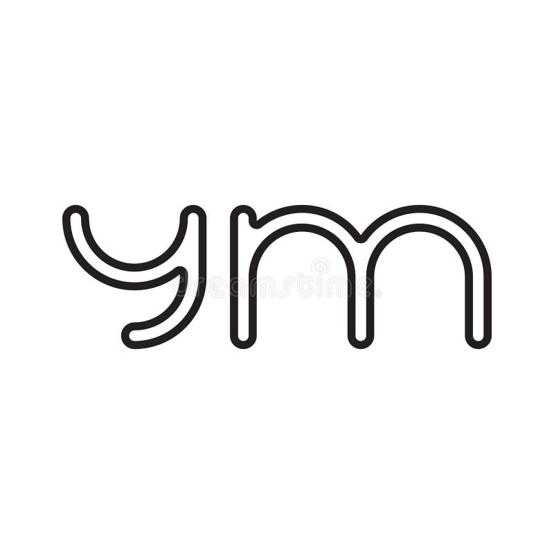 Ym Initial Letter Vector Logo Icon Stock Vector - Illustration of ...