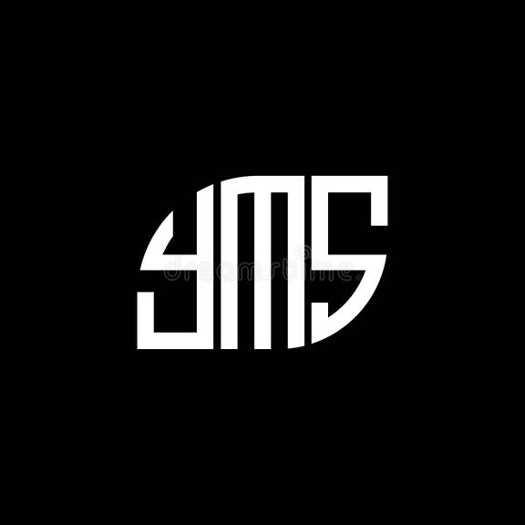 YMS Letter Logo Design on White Background. YMS Creative Initials ...