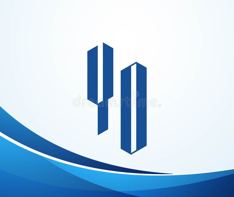 YO Alphabet Letter Logo Design Template Elements Stock Vector ...