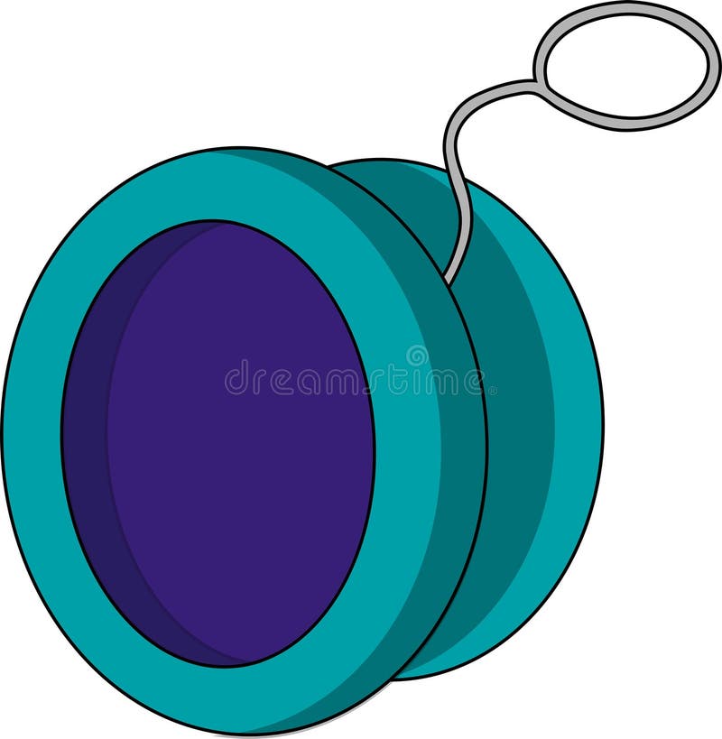 Yo-yo toy vector stock vector. Illustration of blue - 139114172
