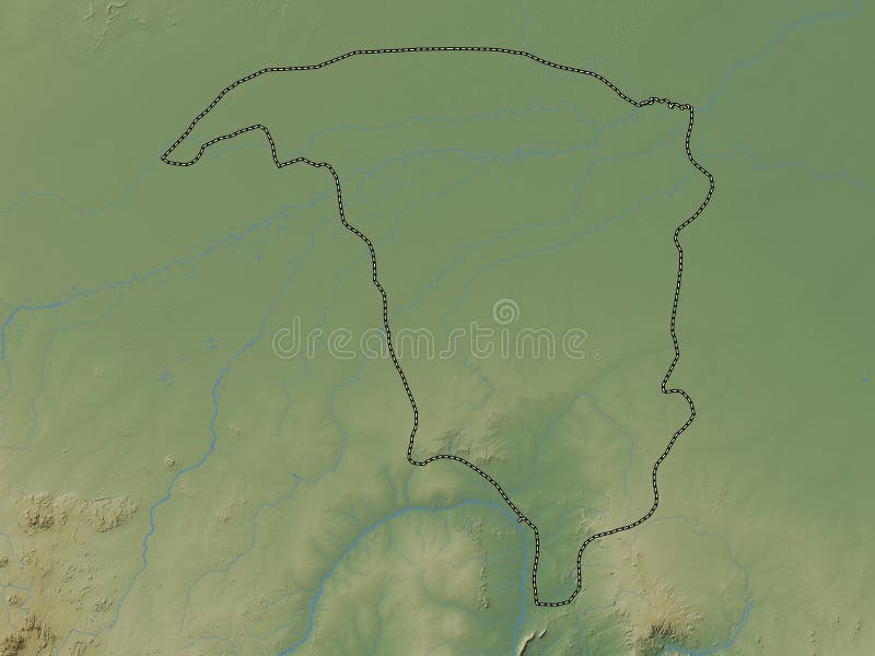 Yobe, Nigeria. Physical. No Legend Stock Image - Image of atlas ...