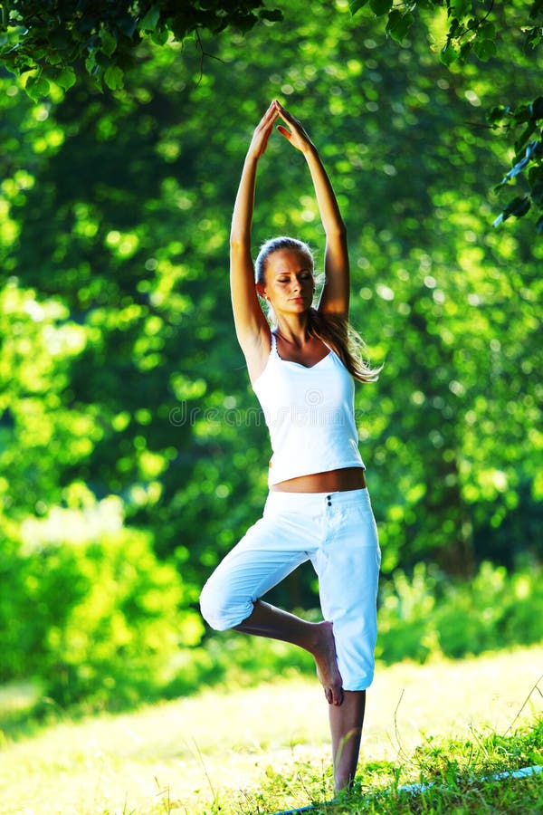 Yoga stock image. Image of relax, fitness, healthy, fresh - 15747955