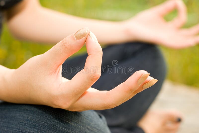 Zen hand stock photo. Image of exercise, health, fingers - 2426988