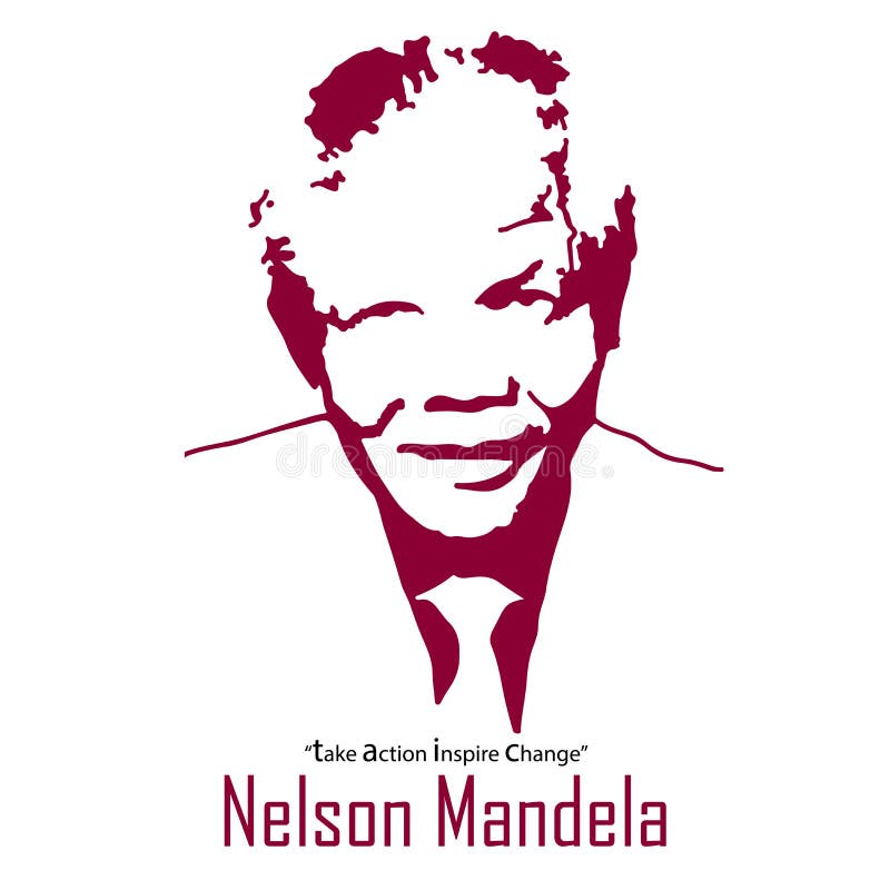 Abstract Paper Cut Style for International Nelson Mandela Day Editorial ...