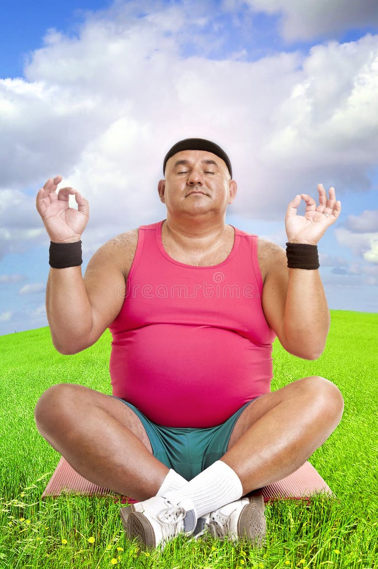 238 Fat Man Doing Yoga Stock Photos - Free & Royalty-Free Stock Photos ...