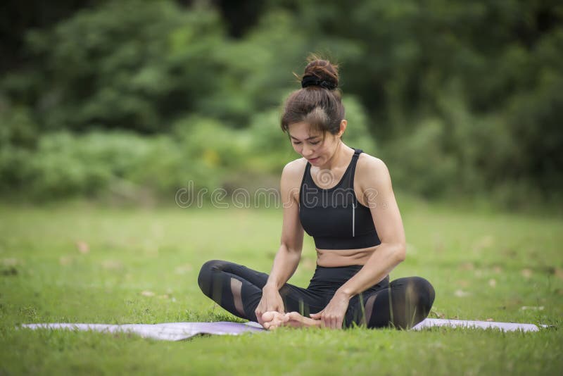 Yoga Action Exercise Healthy Stock Photo - Image of balance, fitness ...