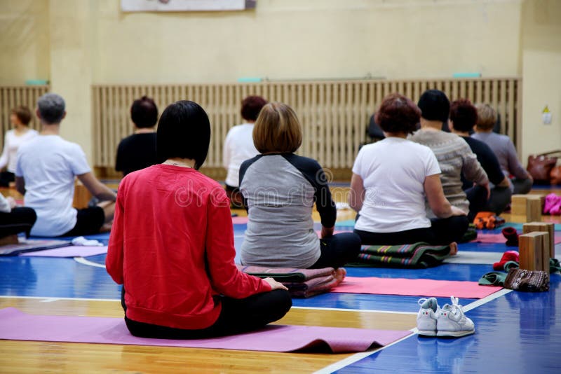 Yoga class editorial stock image. Image of active, class - 47954179