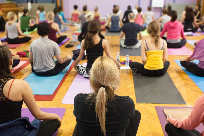 Yoga class editorial stock image. Image of ashtanga, lotus - 50747369