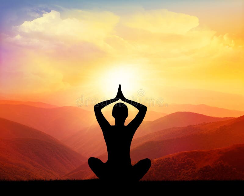 Yoga En Meditatie Stock Foto Afbeelding Bestaande Uit Oefening 56276762