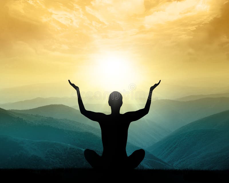 Yoga En Meditatie Stock Foto Afbeelding Bestaande Uit Oefening 56276762