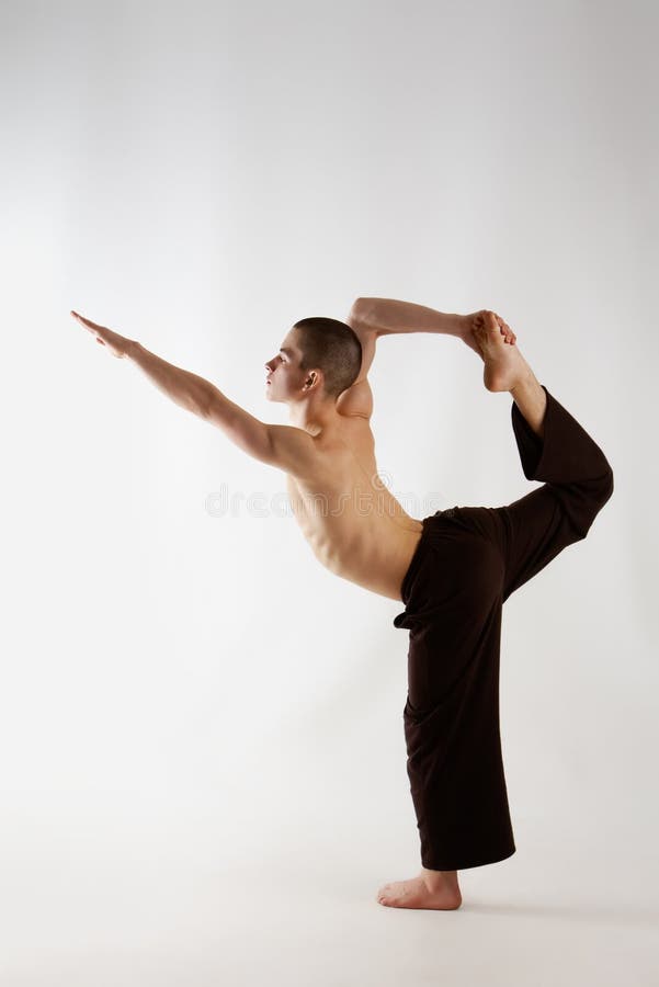 Yoga exercise stock photo. Image of adult, people, isolation - 21347556