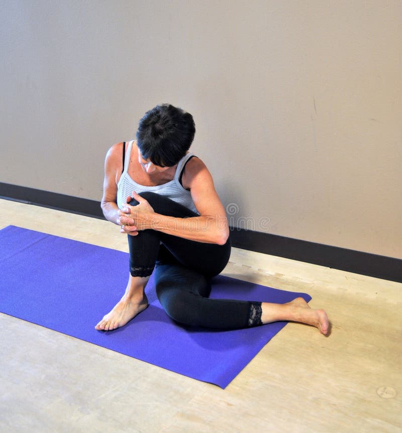 Yoga exercise. stock image. Image of beauty, health, exotic - 93002975