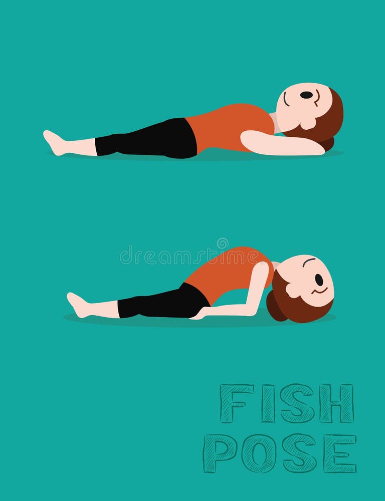 Matsyasana Stock Illustrations – 41 Matsyasana Stock Illustrations ...
