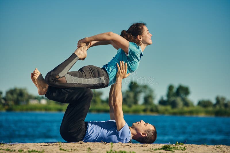 Yoga flexibility training stock image. Image of gymnastic - 97178719