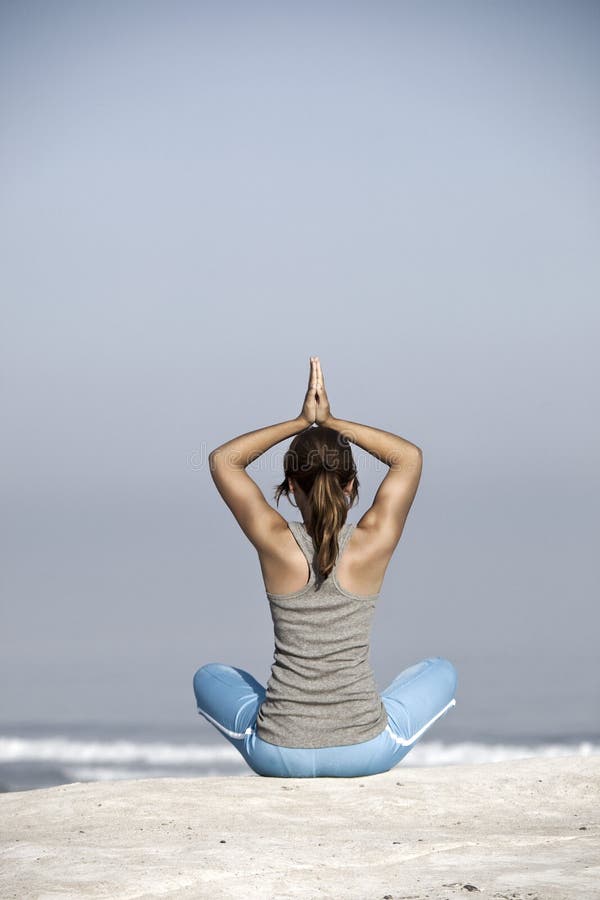 Yoga girl stock photo. Image of beauty, energy, health - 19612922