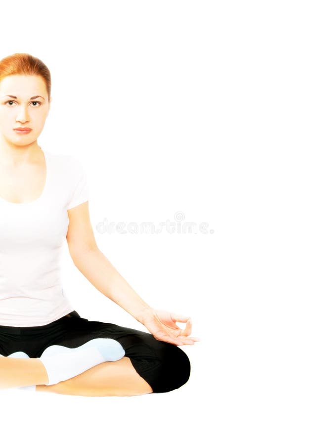 Yoga girl stock photo. Image of meditation, beauty, mantra - 14726142