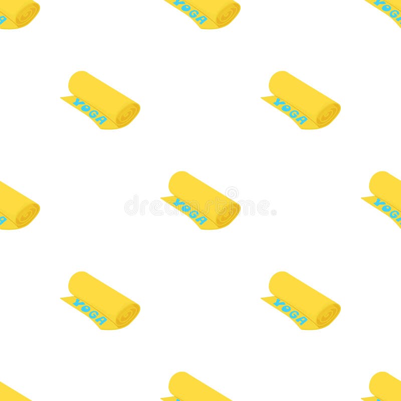 Yoga Mat Pattern Seamless Vector Stock Vector - Illustration of body ...