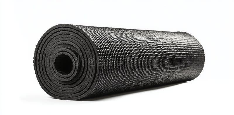 Yoga Mat Rolled Out on Transparent Cutout Stock Photo - Image of yoga ...