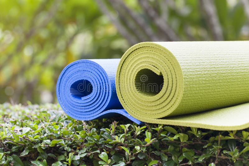 Yoga mats stock photo. Image of health, spiritual, aerobics - 42228056