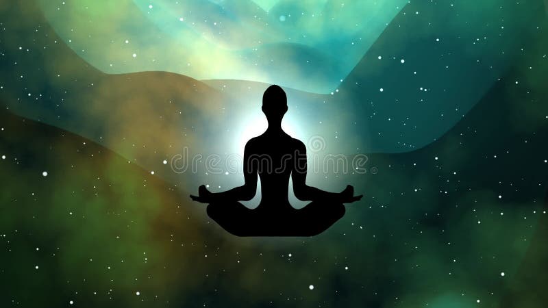 Yoga Meditation and a Journey into the Self Stock Footage - Video of ...