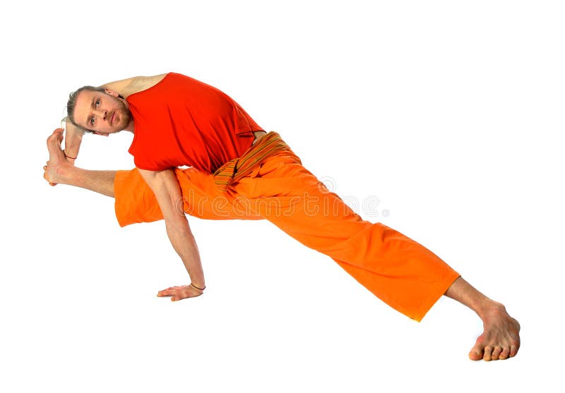 Yoga pose stock image. Image of yoga, sensei, caucasian - 29575681