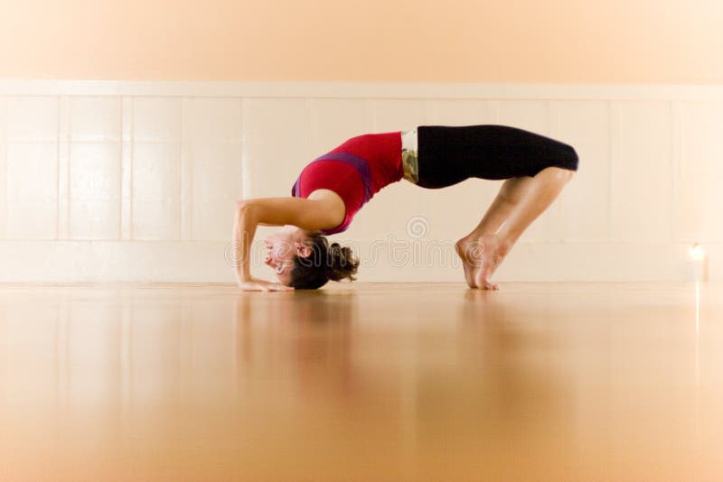 Yoga Pose stock photo. Image of fold, relax, stretch, backbend - 4196678