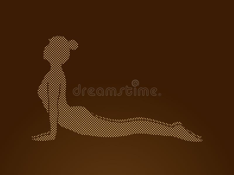 Yoga pose graphic stock vector. Illustration of balance - 81889223