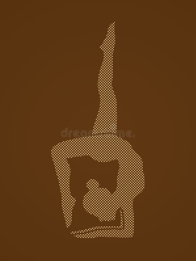 Yoga pose graphic stock vector. Illustration of logo - 81902492