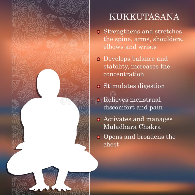 Yoga Pose Infographics, Benefits of Practice Stock Vector ...