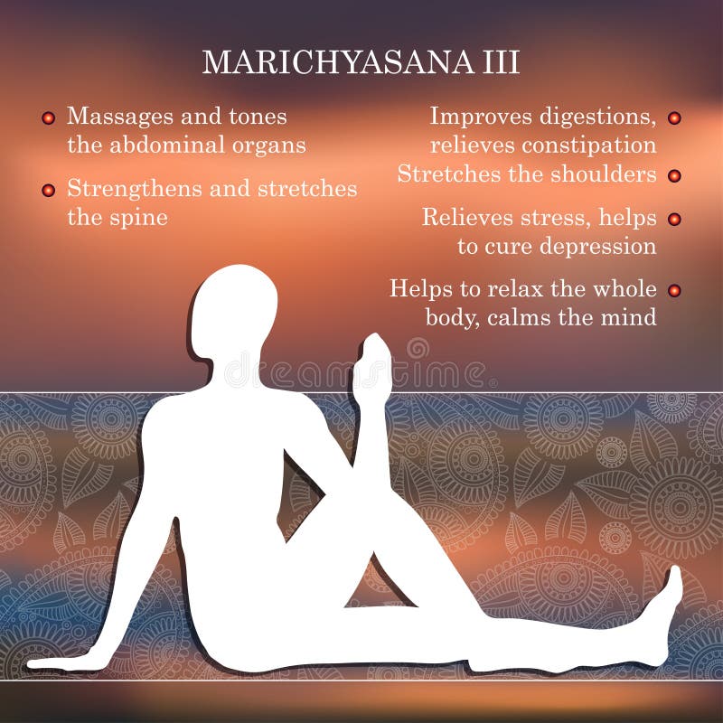 Yoga Pose Infographics, Benefits of Practice Stock Vector ...