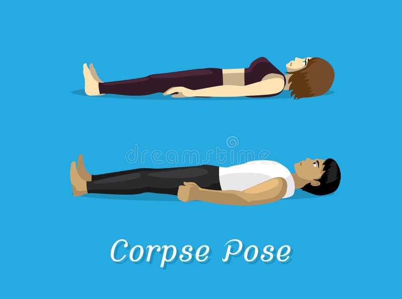 Savasana Pose Man Stock Illustrations – 13 Savasana Pose Man Stock ...