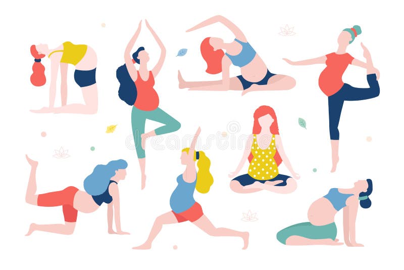 Pregnant Women Flat Stock Illustrations 3 309 Pregnant Women Flat