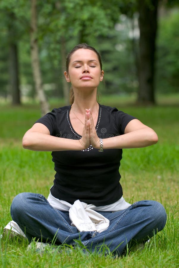 Yoga recreational exercise stock photo. Image of culture - 2611854