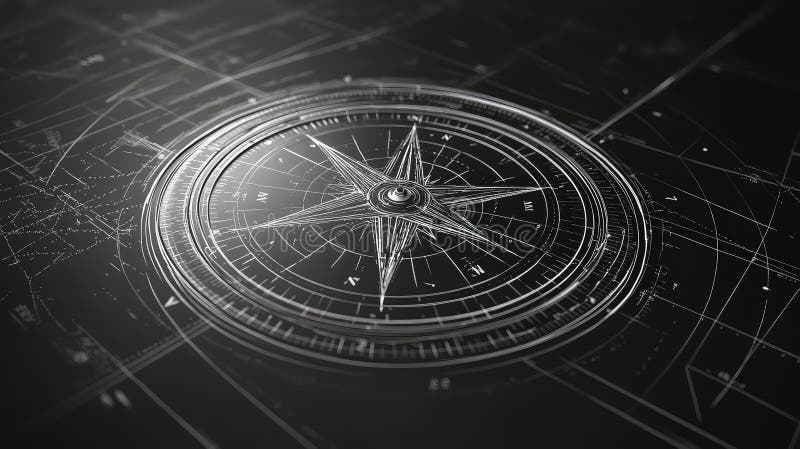 Yoga stretching compass stock illustration. Illustration of strength ...