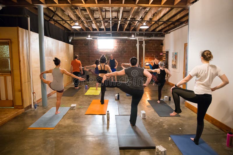 Yoga Studio Editorial editorial photo. Image of posture - 113840871