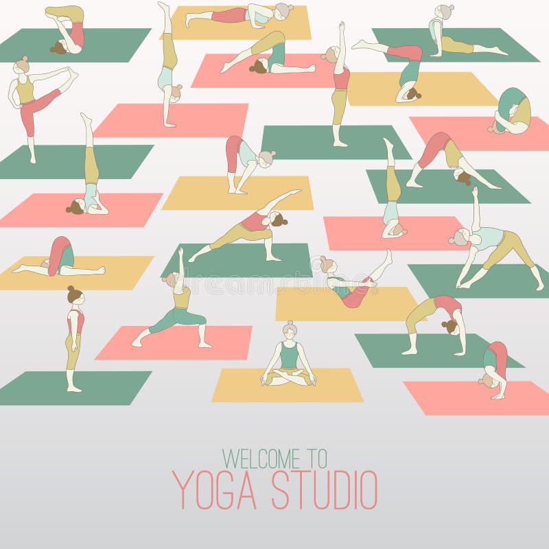 Yoga Studio Vector Gift Certificate Template Stock Vector ...