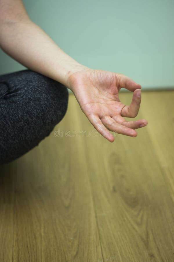 Yoga teacher mudra asana stock photo. Image of chillout - 119288420