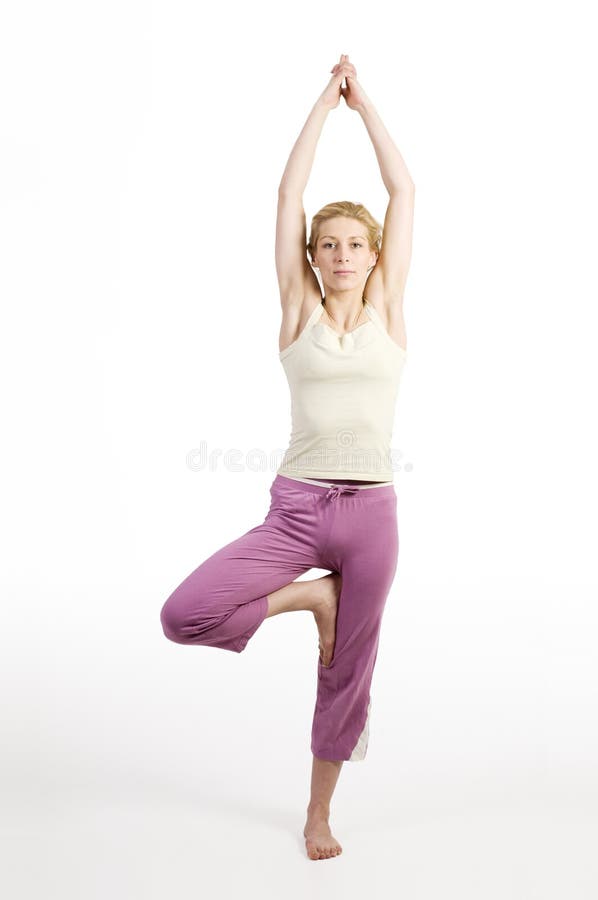 Yoga tree phase three stock photo. Image of expression - 13464994