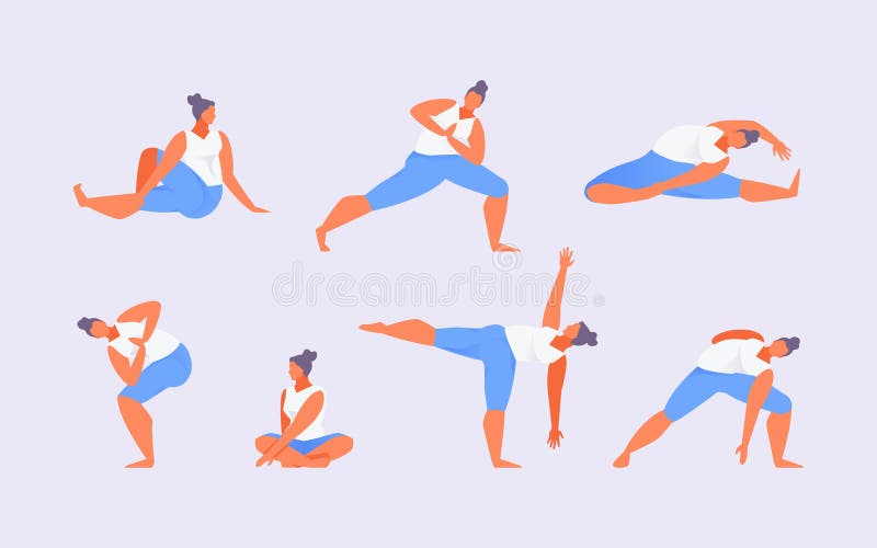 Pose Spinal Twist Stock Illustrations – 67 Pose Spinal Twist Stock ...