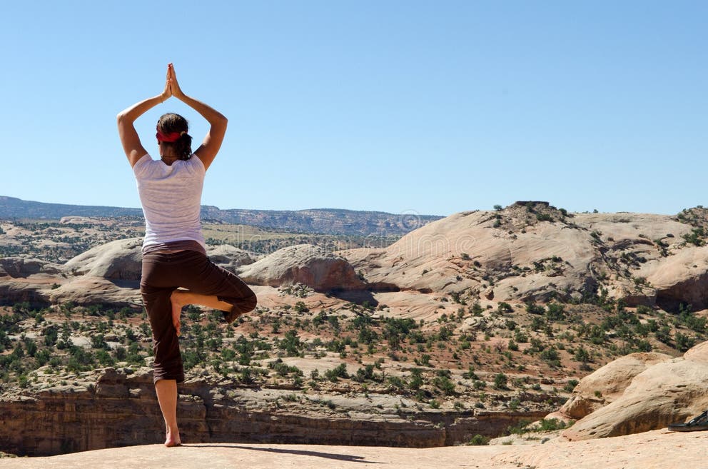 Yoga up-high stock image. Image of hatha, sand, sandy - 21672521