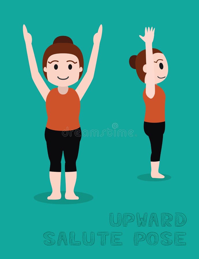 Yoga Pose Dedicated To Sage Marichi I Cartoon Vector Illustration ...