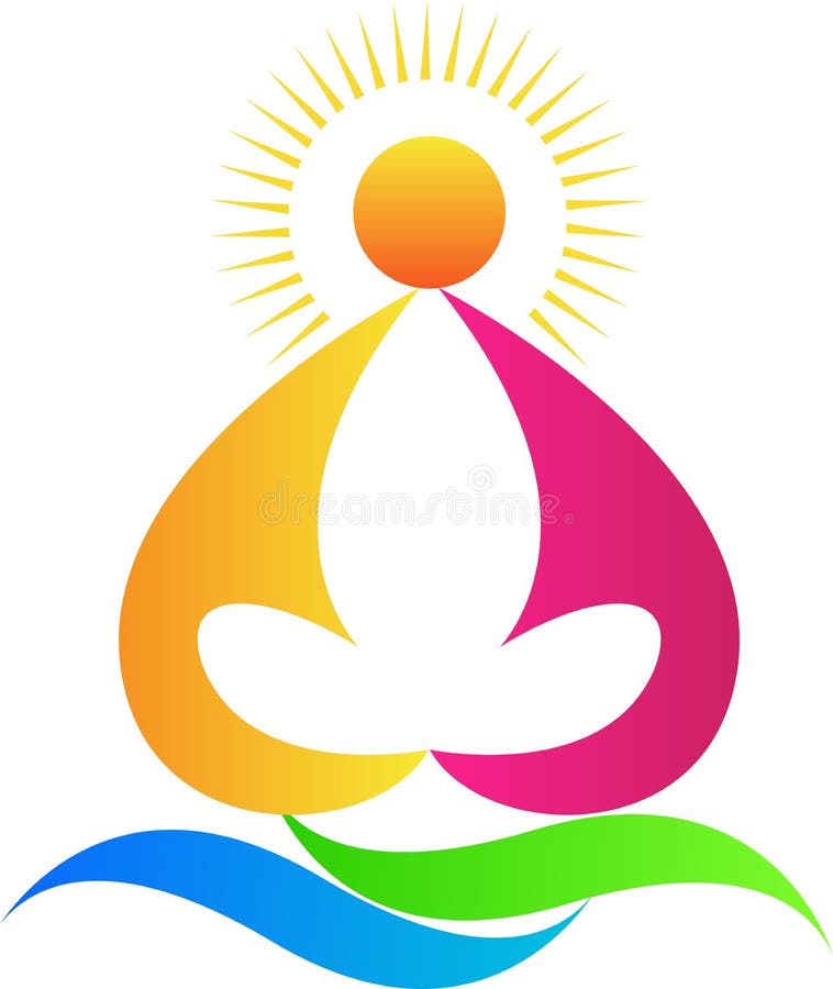 Yoga chakra clipart