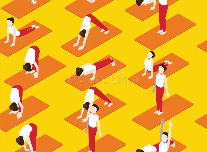 Sun Salutation Surya Stock Illustrations – 341 Sun Salutation Surya ...