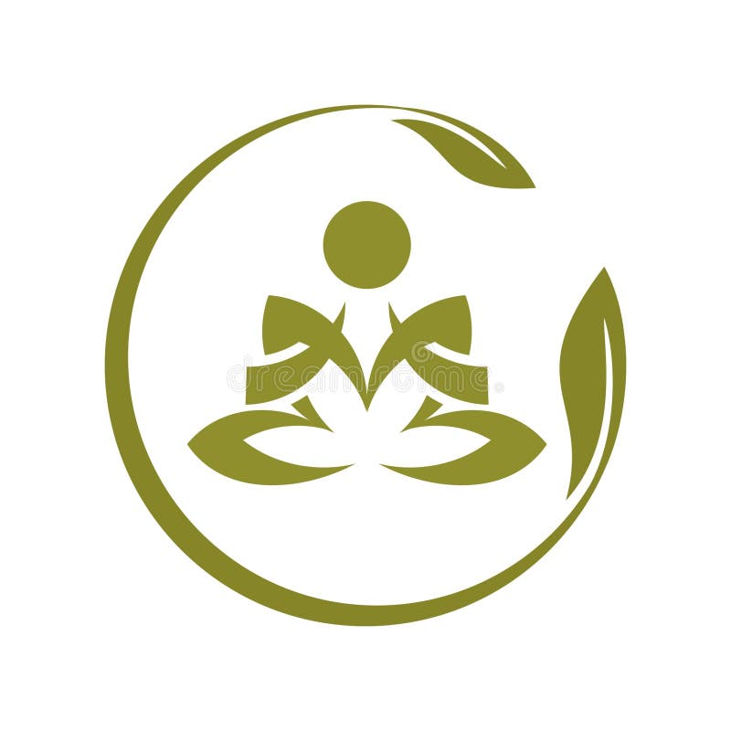 Yogasymbol vektor abbildung. Illustration von yoga, zeichen - 86678000