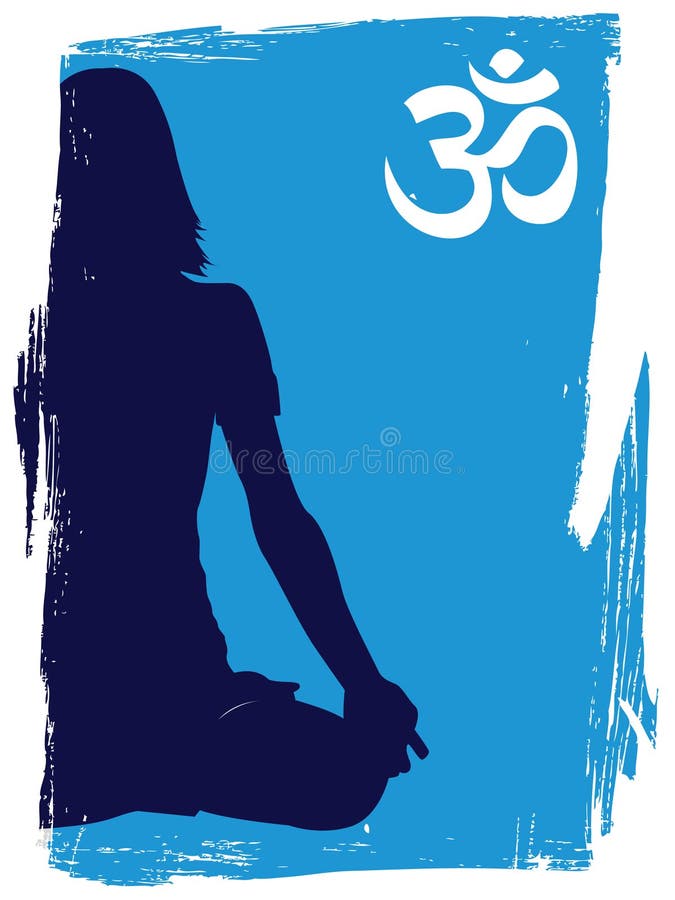 Red Yogi stock illustration. Illustration of symbol, yoga - 1397076