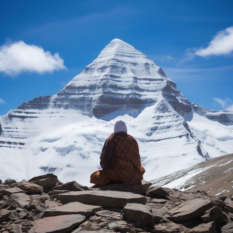 Kailash Parvat Stock Illustrations – 16 Kailash Parvat Stock ...