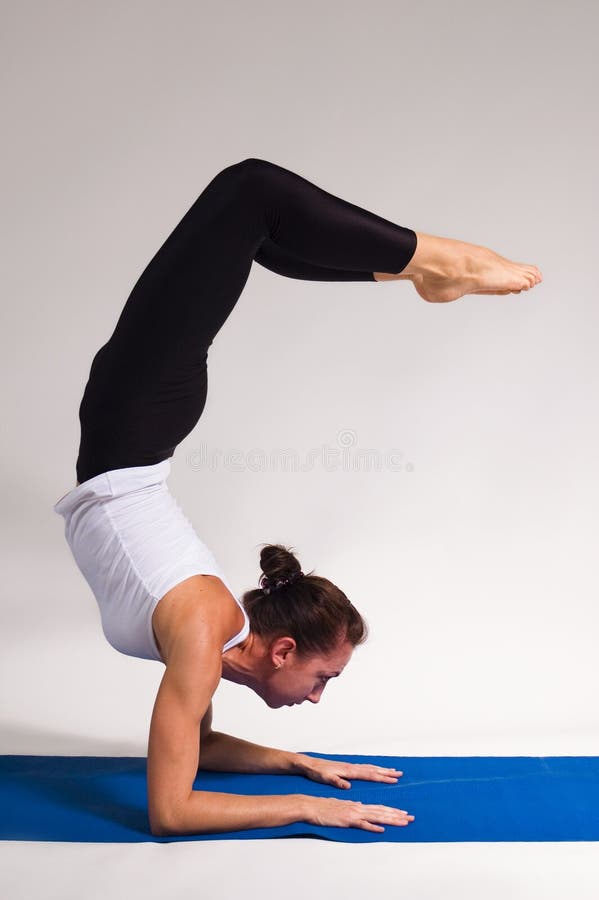 Yoga Alphabet, Letter G Formed by Body of Yogi Stock Image - Image of ...